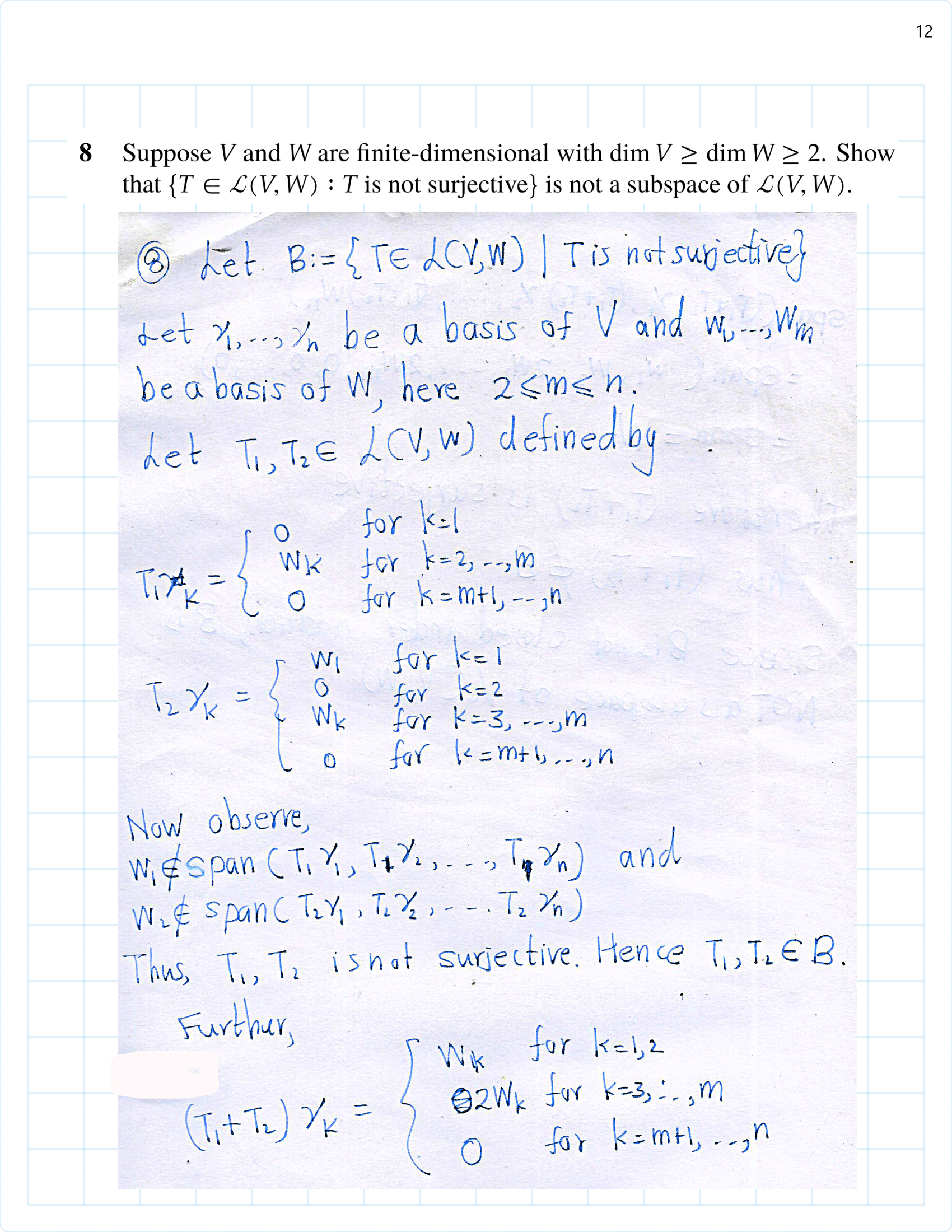 Chapter 4 Linear Maps Exercises | Linear Algebra